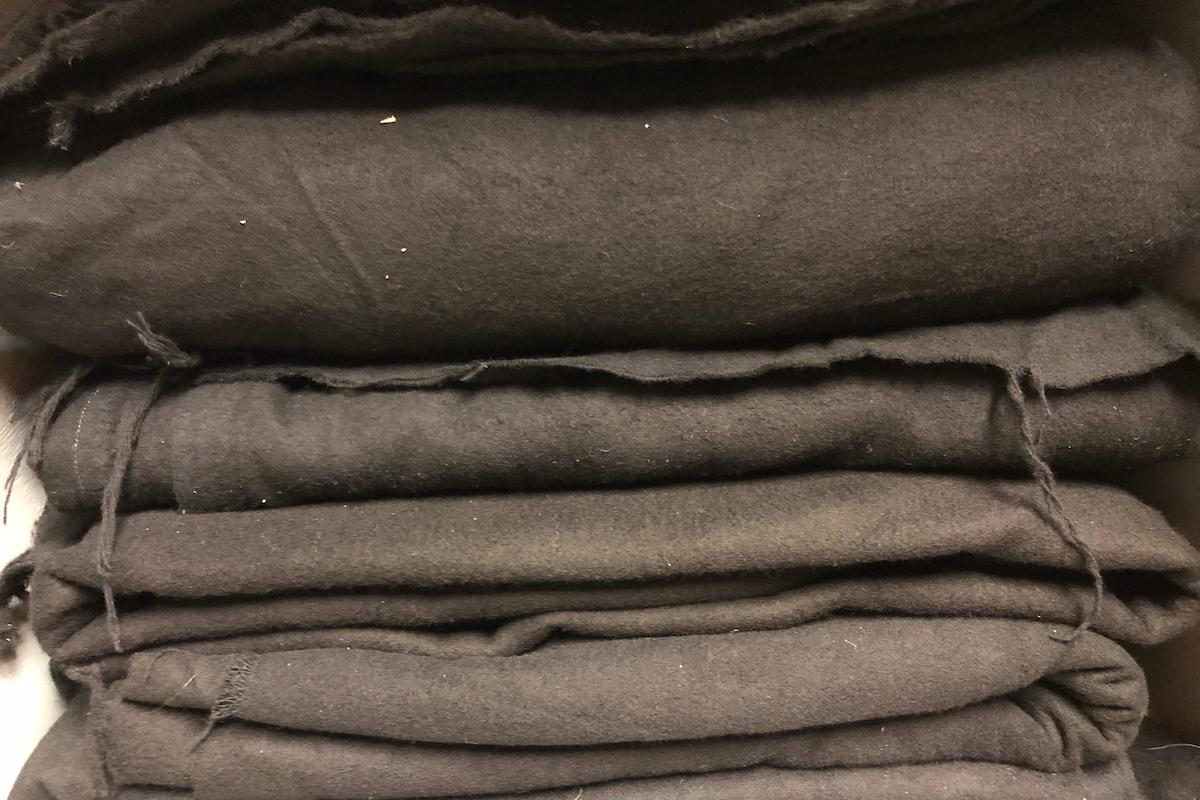 Molton schwarz | OFFCUT