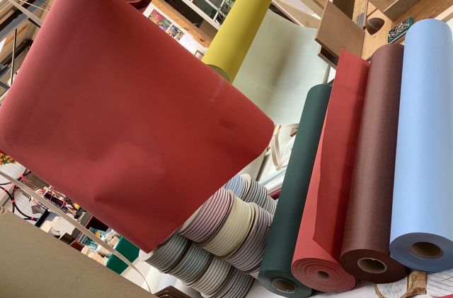 Stoff- und Polsterstoffmuster